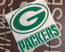 Unique packers decal related items | Etsy