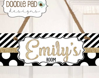 Bedroom door sign | Etsy