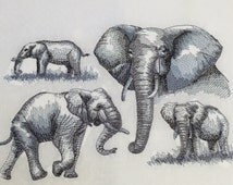 Unique elephant quilt block related items | Etsy