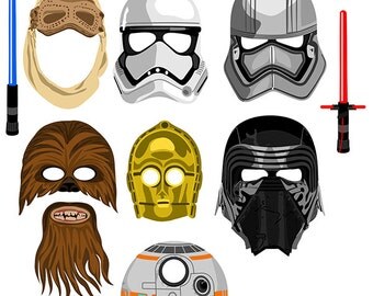 star wars photo booth props – Etsy