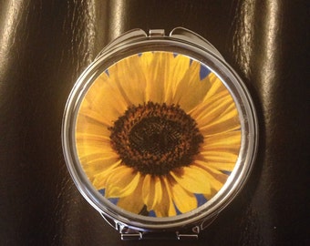 Sunflower mirror | Etsy