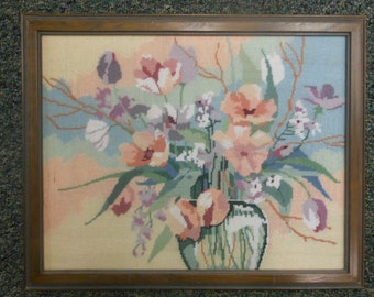 Finished needlepoint | Etsy