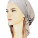 White Head Scarf Tichel Hair Snood Cotton Lightweight Chemo