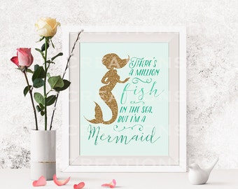 Mermaid quotes | Etsy