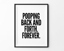 Popular items for poop art print on Etsy