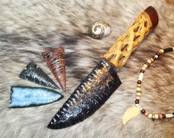 Obsidian athame | Etsy