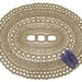 Jute Crown Slice Rug Half Circle Rug Kitchen Mat Welcome