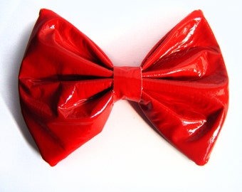 Patent leather bow | Etsy
