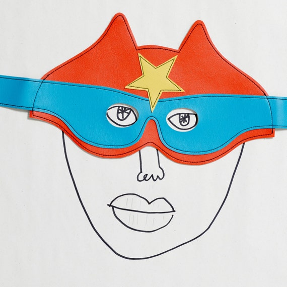 Items similar to superhero mask on Etsy