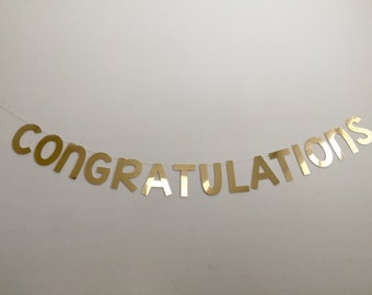 Unique congrats sign related items | Etsy