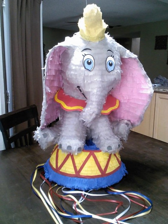 Elephant Dumbo or Horton Pinata by SmashingFunCreations on Etsy