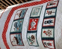 Unique pirate quilt related items | Etsy