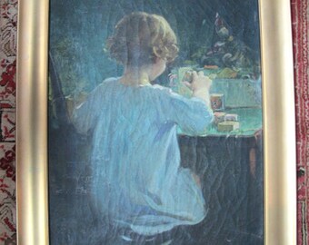 Painted Teepee Native American Art Gouache by GaryGermer on Etsy