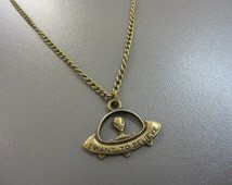 Unique alien necklace related items | Etsy