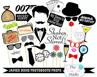 Secret agent party | Etsy