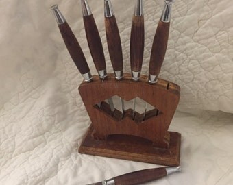 Steak knife holder | Etsy