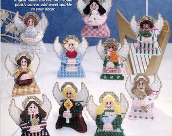 Plastic canvas angel | Etsy