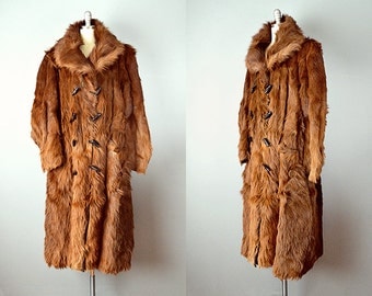 Vintage fur coat | Etsy