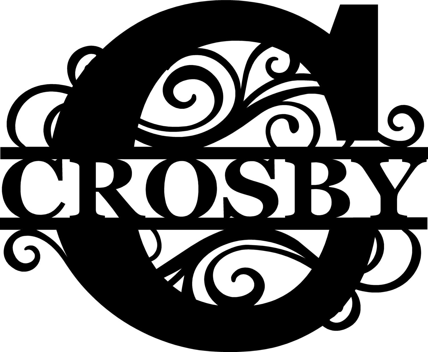 Personalized Metal Monogram Signs | Paul Smith