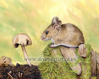 Mouse watercolor | Etsy