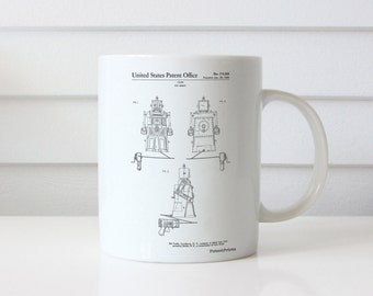 Robot mug | Etsy