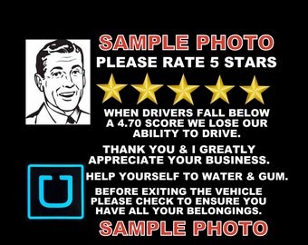 Uber driver | Etsy
