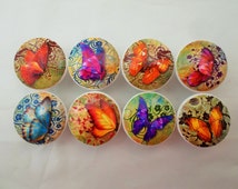 Unique butterfly knob related items | Etsy