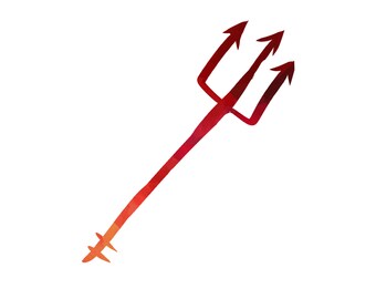 Devil pitchfork | Etsy