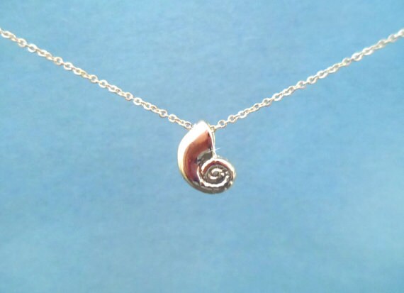 Ariel voice Seashell Shell Gold Necklace Ariel Jewelry