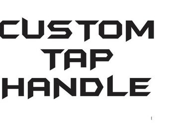 Personalized Tap Handles Signs Plaques and by OCWoodCreations