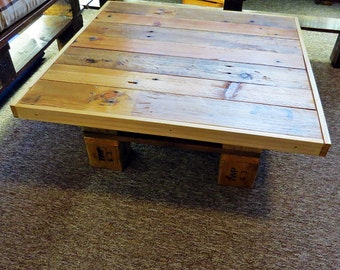 Items similar to Superman coffee table with glass top and comic book ...