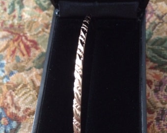 Solid gold bracelet | Etsy