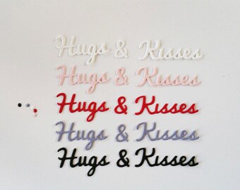 Thanks Script Die Cuts by DozensOfPaperCuts on Etsy