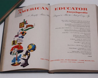 1950s encyclopedias | Etsy