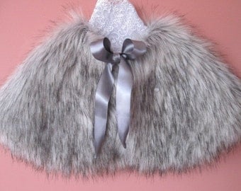 Faux fur capelet | Etsy