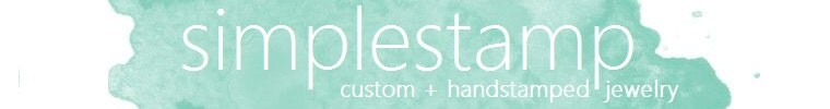custom handstamped necklaces and bracelets by simplestamp on Etsy