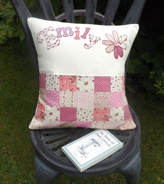 Story book cushion personalised with front pocket