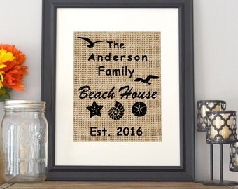 Custom Burlap Signs by BurlapTheMoment on Etsy