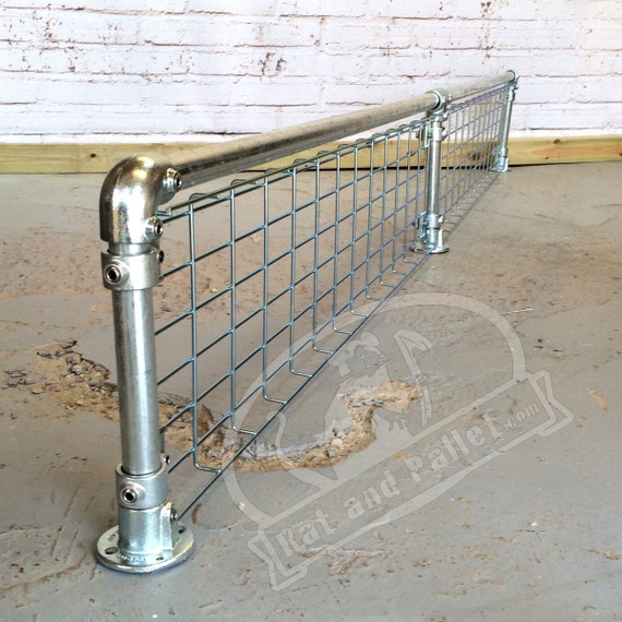 Made to Measure Metal Pipe Guard Rail Safety by RatAndPallet
