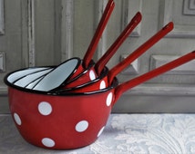 Popular items for enamel cookware on Etsy