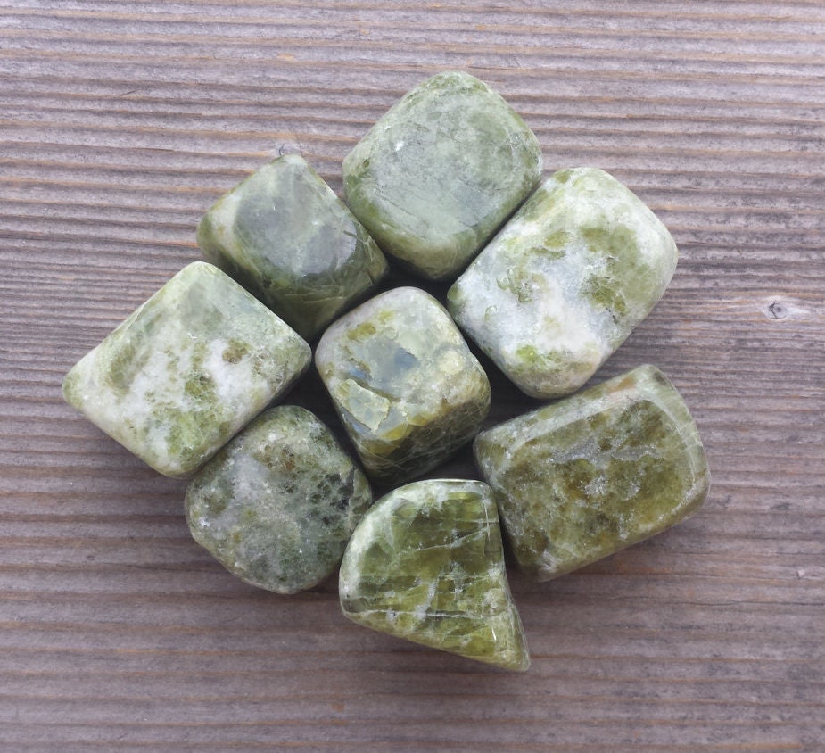 VASONITE VESUVIANITE TUMBLED Stone One 1 Medium/Large