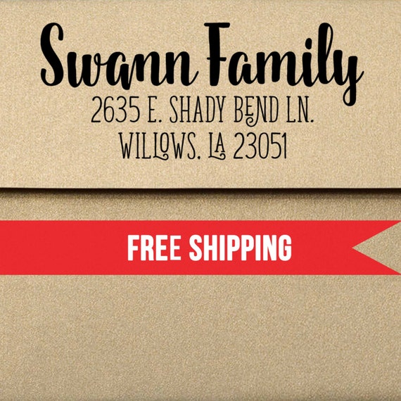 Custom Return Address Stamp-Self Inking-Personalized Stamp