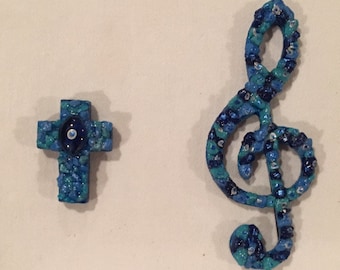 Mosaic music note | Etsy