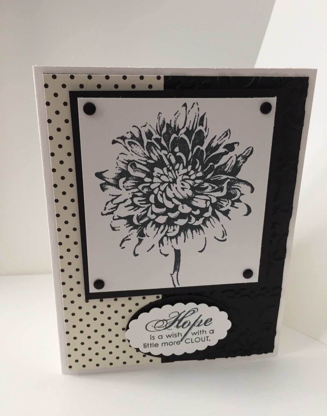 Stampin Up handmade card Hope