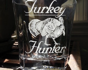 Wild turkey glasses | Etsy