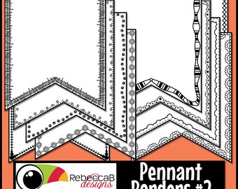 Digital Frames and Borders Clip Art Teacher Frame Vector Set