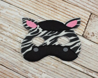 Zebra mask | Etsy