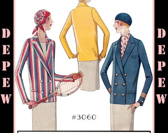 Vintage Sewing Pattern Instructions 1920's Shirred by Mrsdepew