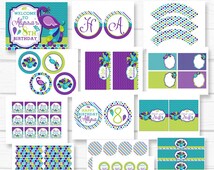 Unique cute peacock related items | Etsy