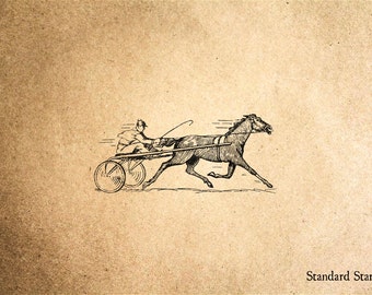 Sulky horse | Etsy